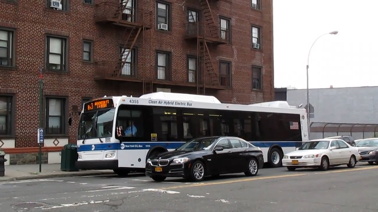 MTA New York City Bus: 2009 Orion VII NG Hybrid #4355 on the Bx3 Bus ...