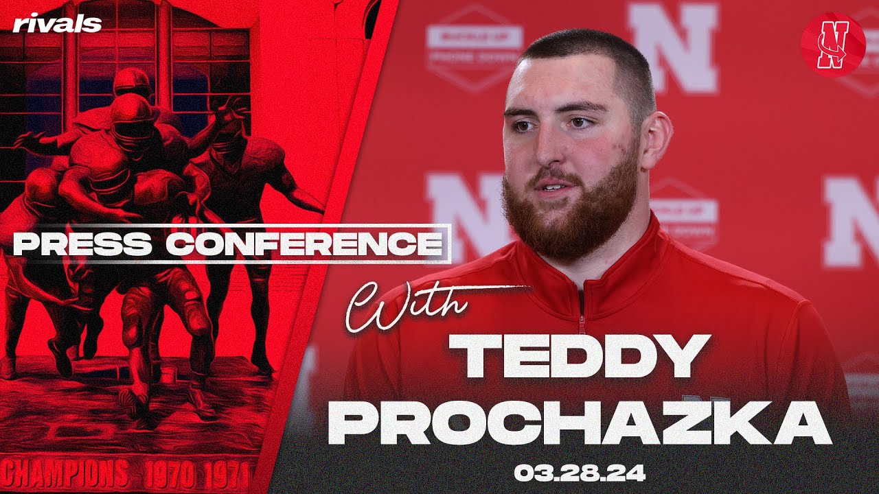 Nebraska Football: Teddy Prochazka spring practice press conference ...