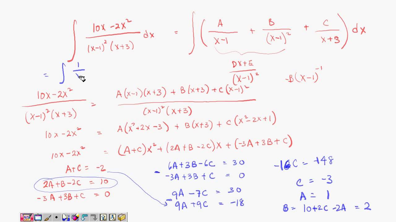 2555 Lecture 2 7 4 Integration By Partial Fraction YouTube 2555-lecture-2-7-4-integration-by-partial-fraction-youtube