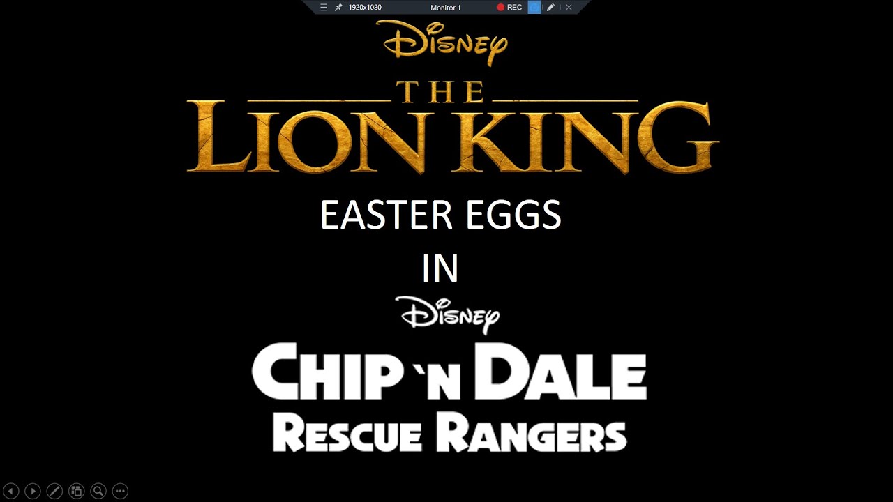 All The Lion King easter eggs in Chip 'N Dale Rescue Rangers - YouTube