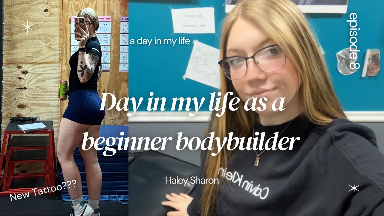 V L O G # 8 | Day In My Life As A Beginner Bodybuilder and College ...