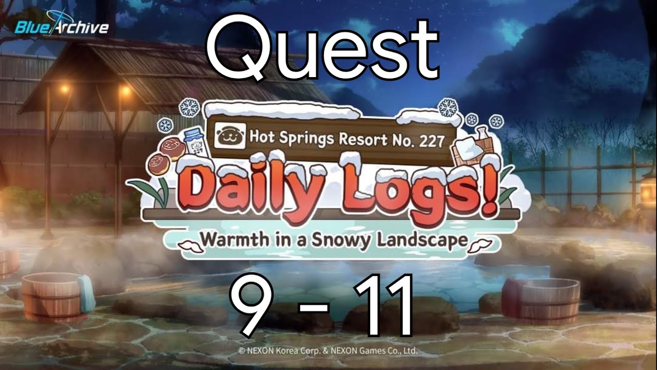 Blue Archive - Hot Spring Event Quest 9-11 - YouTube
