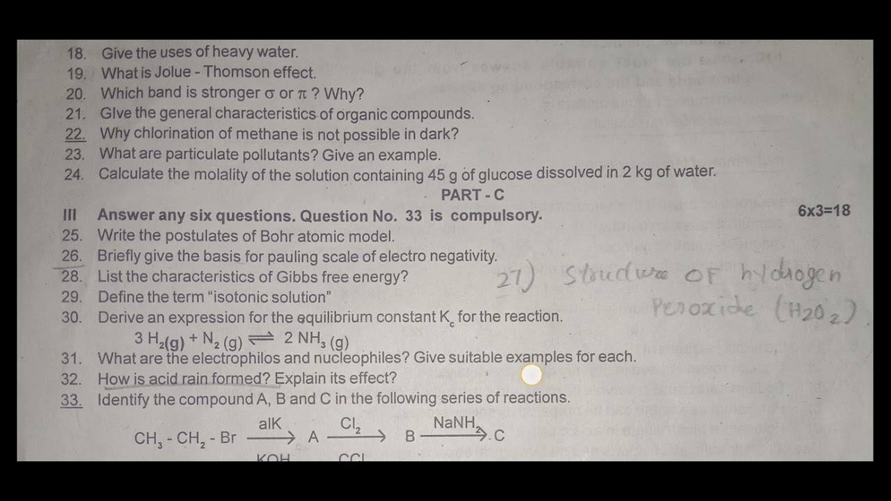 11th Standard Chemistry Half Yearly Question Paper 2022 YouTube 11th-standard-chemistry-half-yearly-question-paper-2022-youtube