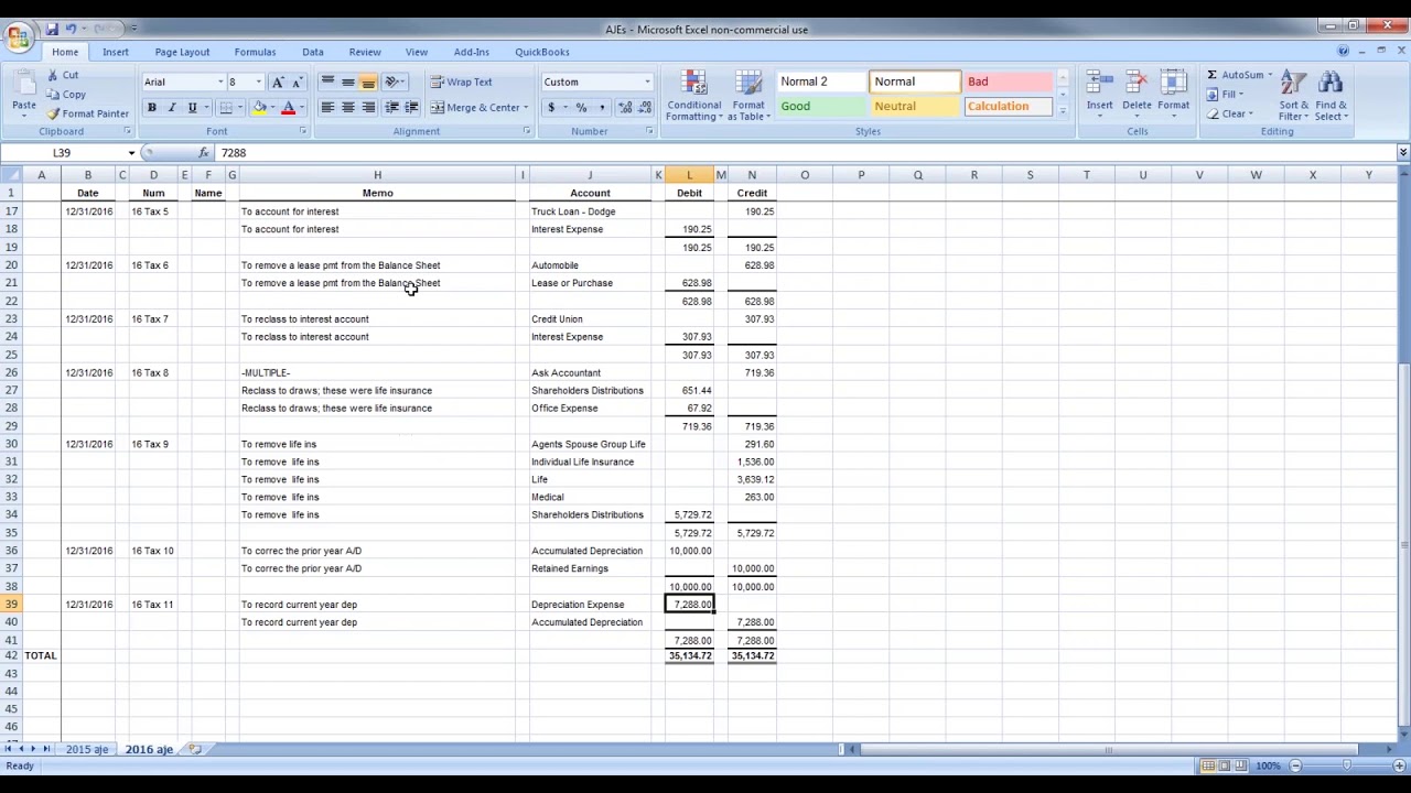 How can adjusting entries help with matching the client's books with ...