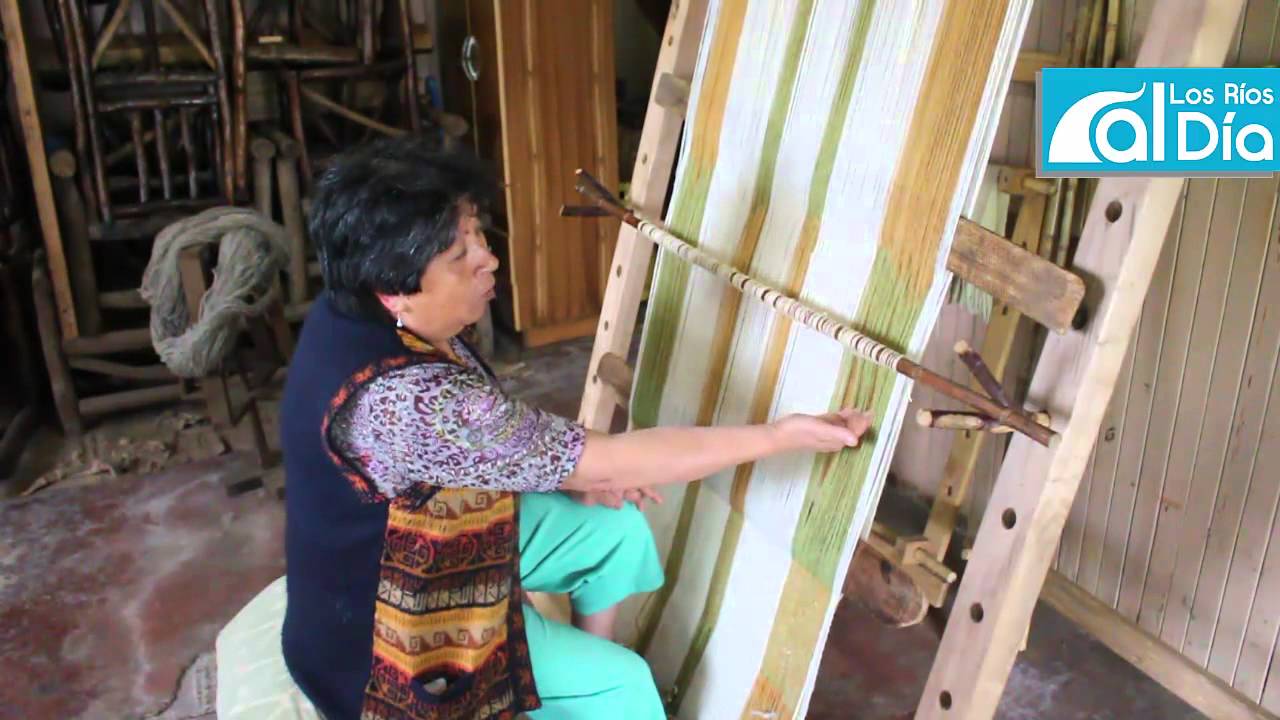 05 - Como se hace en Los Ríos - Telar Mapuche en Rio Bueno - YouTube