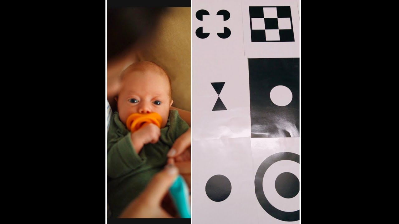 new born baby eye stimulation (0 to 3 months) - YouTube