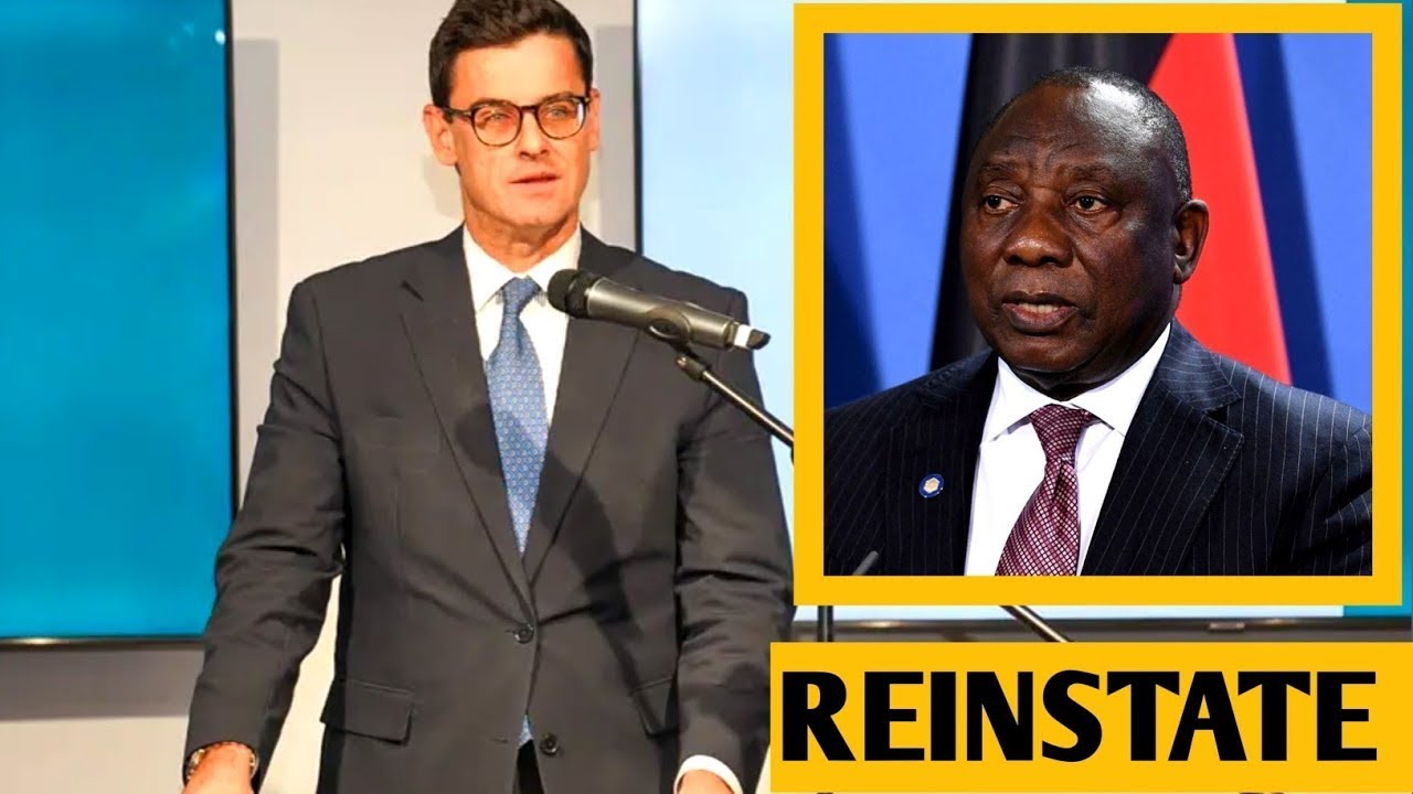 Ramaphosa Pressured: DA Demands Andrew Whitfield’s Reinstatement for ...