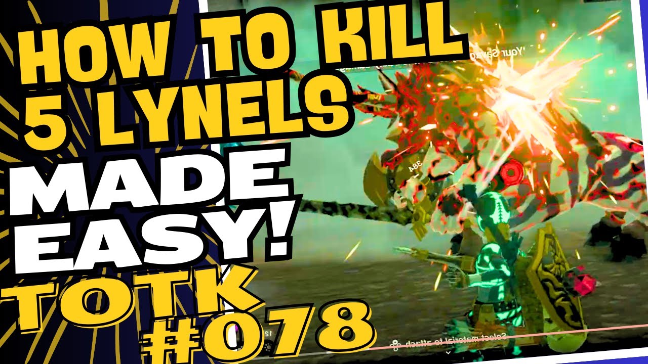 TotK078 How To Easy Kill Depths Floating Coliseum Lynels - Majoras Mask ...