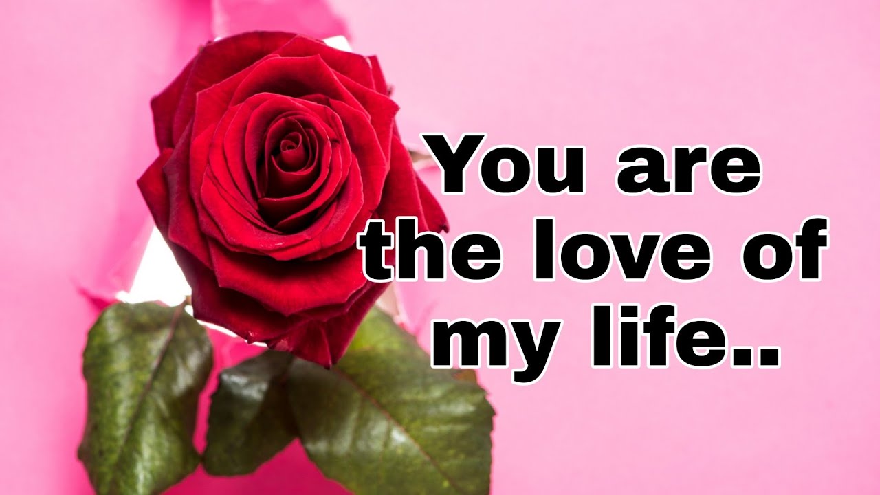 You're The LOVE Of My Life.. ️ - Love Messages For Someone Special # ...