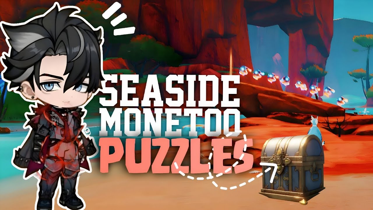9 seaside Monetoo Puzzles + 2 Achievements In Natlan | GENSHIN IMPACT ...