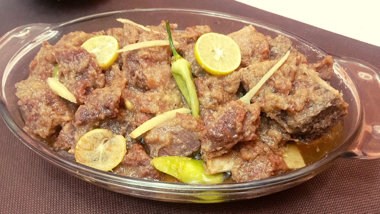 Beef Namkeen Gosht Recipe | Easy Namkeen Gosht in 10 minutes ...