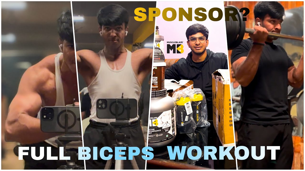 The Ultimate Arm Day || Got sponsored by Muscleblaze || - YouTube