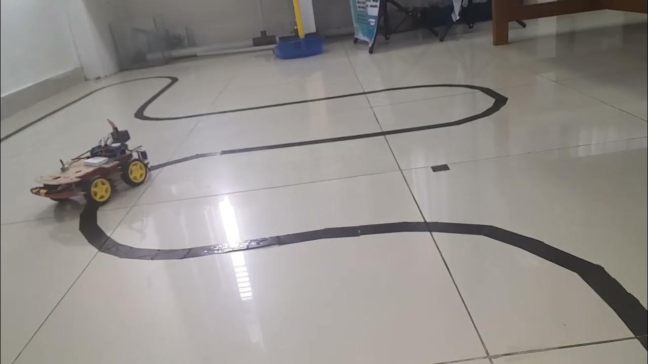The Result Of Project Arduino Line Follower Car Robot Mata Kuliah Robotika Youtube
