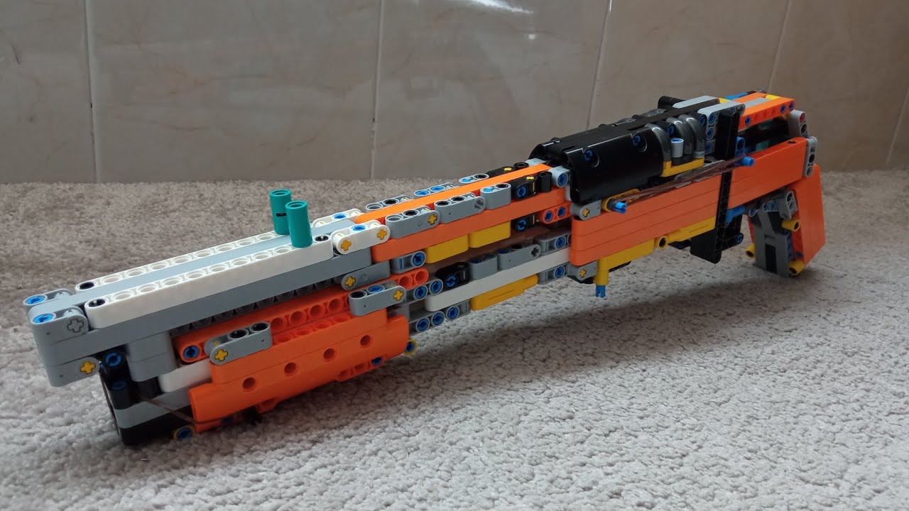 Lego technic shotgun - YouTube