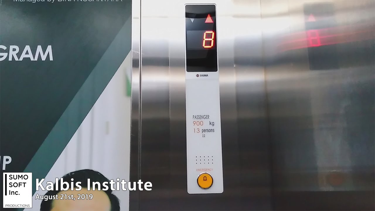 (2M VIEWS SPECIAL!) Sigma Traction Lifts/Elevators at Kalbis Institute ...