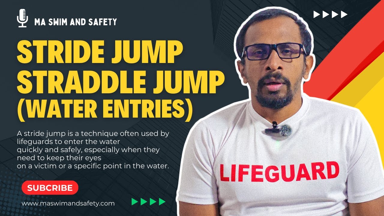 Stride Jump | Straddle Jump - Water Entries | MA Swim and Safety | Pool ...