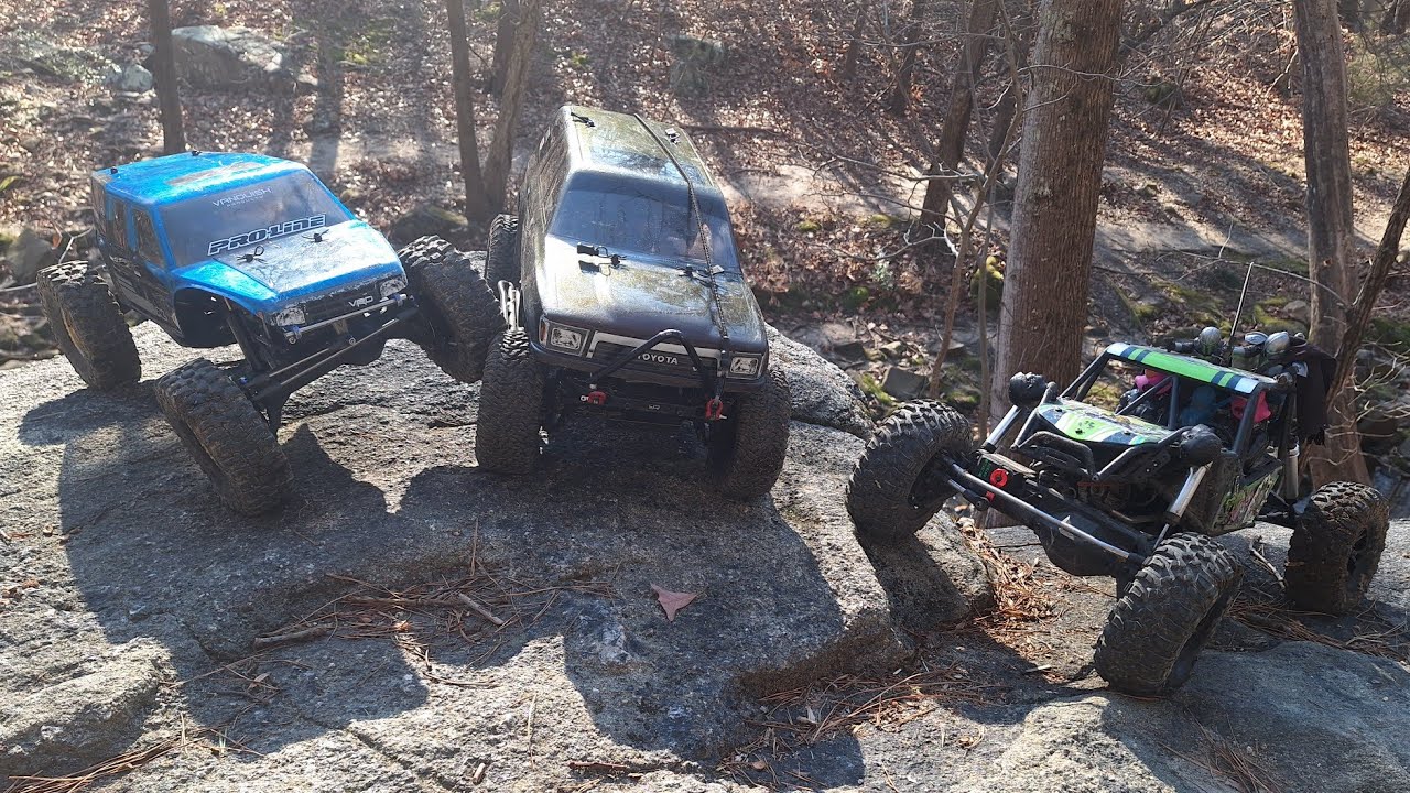 EXTREME RC Rock Crawlers Takes On Tough Trail Run - YouTube