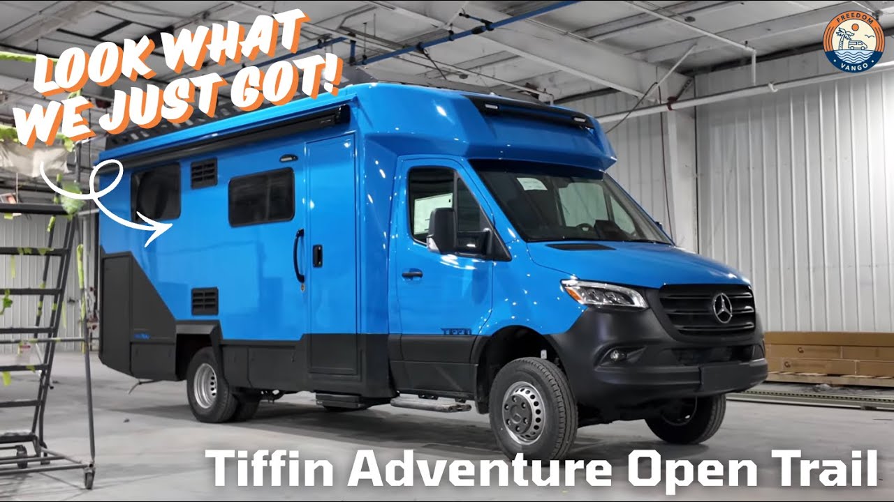 Picking Up Our Tiffin Adventure Open Trail! - YouTube