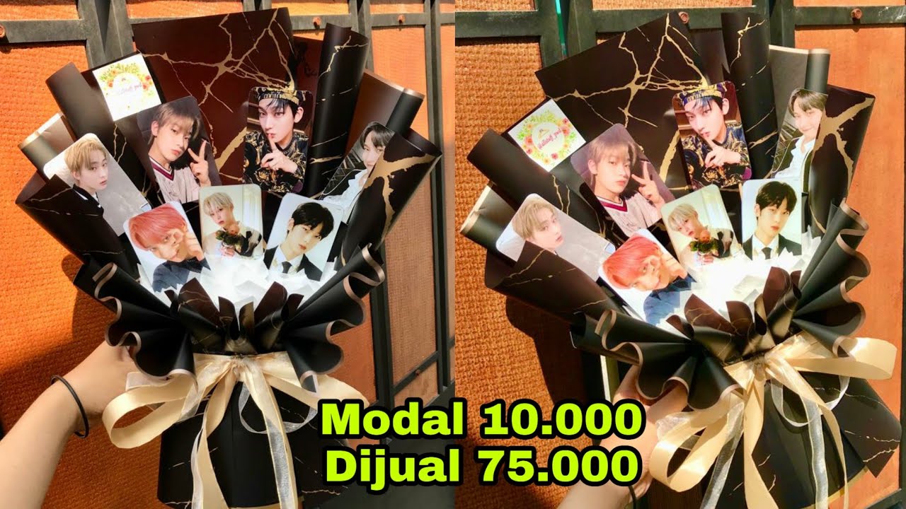 TUTORIAL BUKET FOTO SIMPEL!! PHOTO BOUQUET!! BUCKET FOTO POLAROID ...