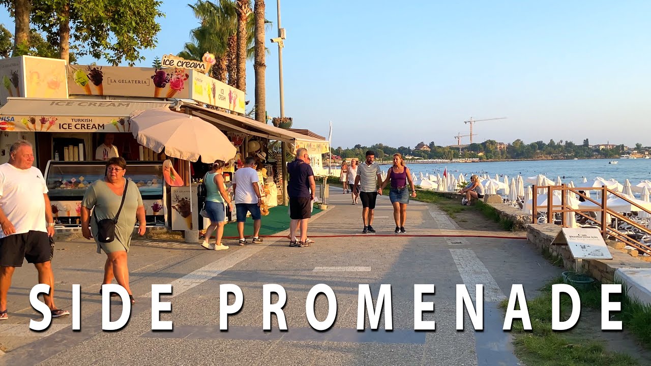 So sieht es HEUTE in SiDE Promenade Türkei August 2025 🥰🇹🇷 #side # ...