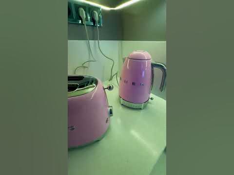 Тостер и чайник Smeg розовые - YouTube