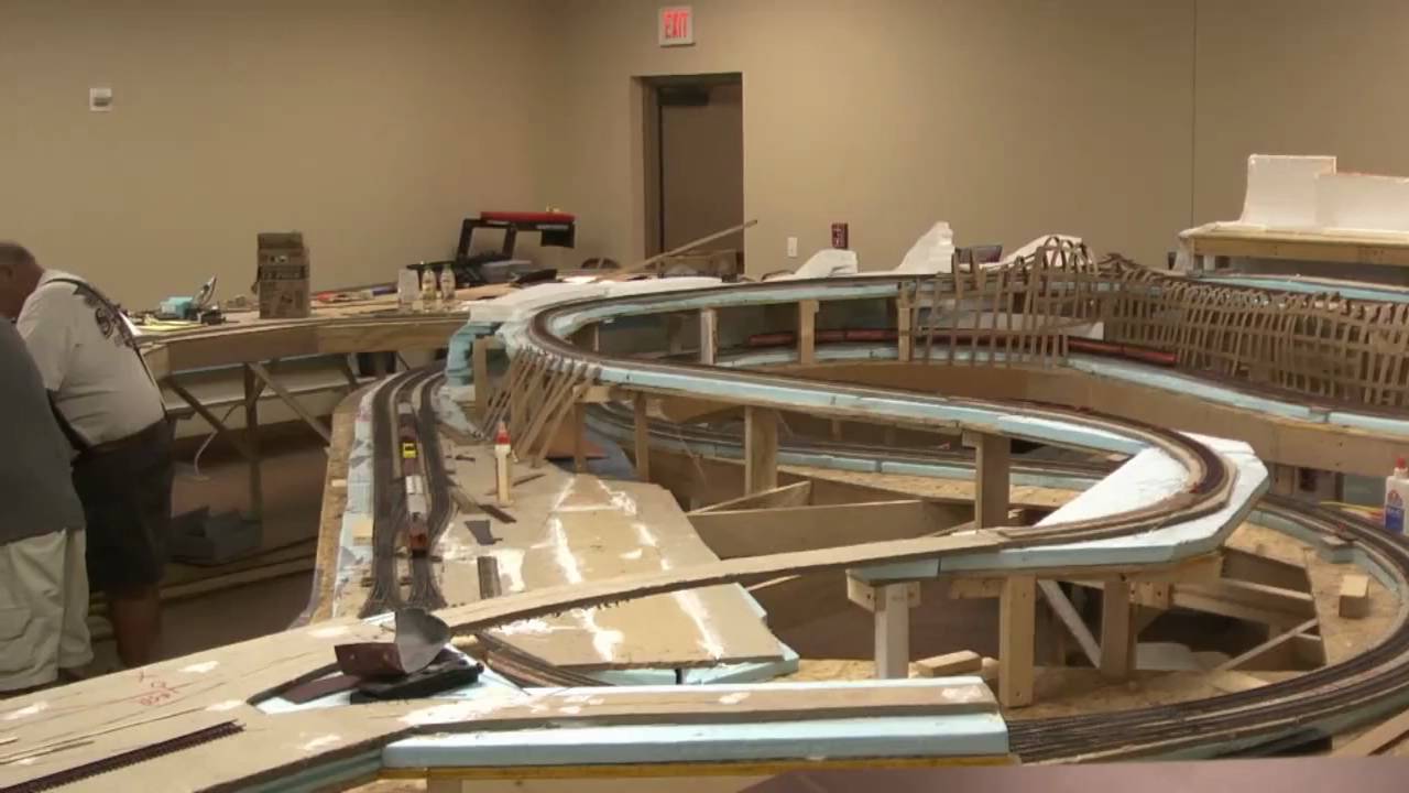 Sun City Model Rail Road Club - The New Layout - YouTube