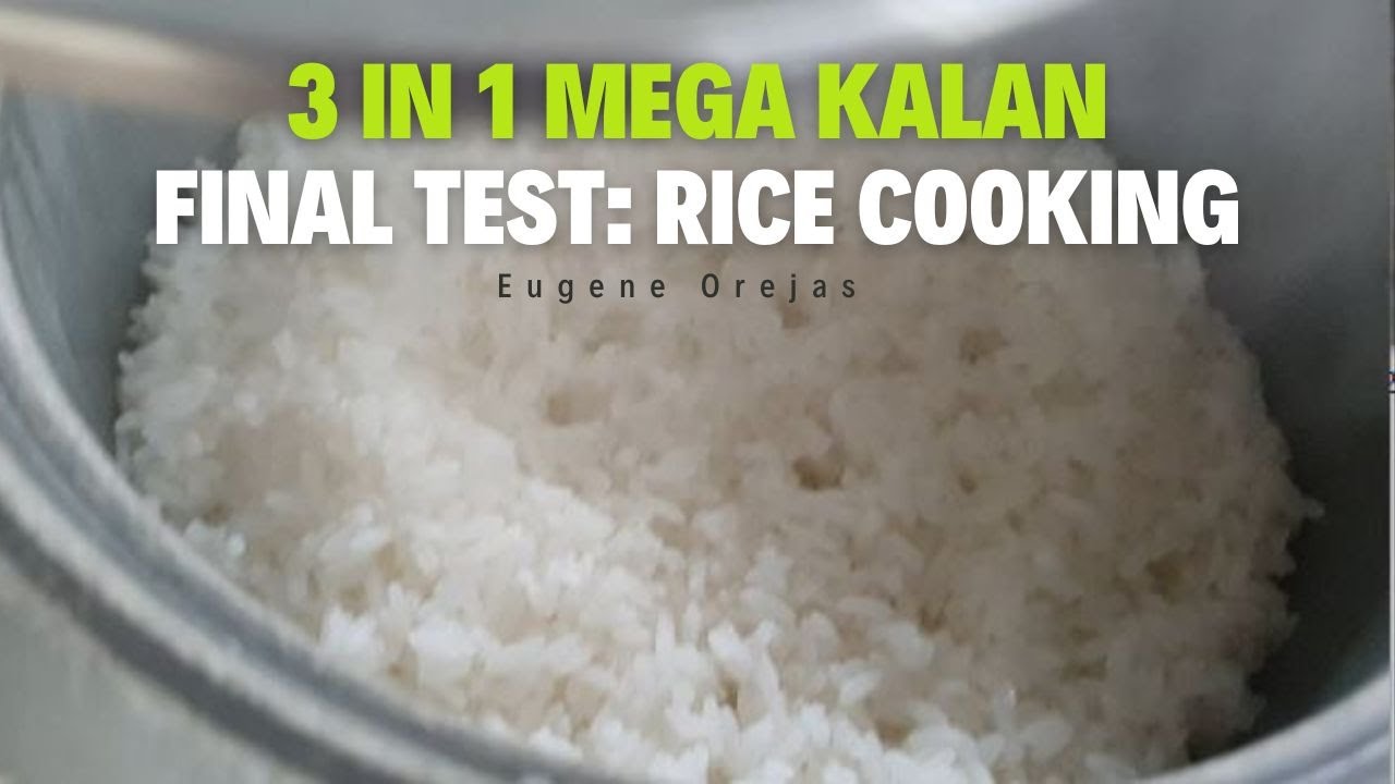 RICE COOKING@MEGA CASSEROLE (KALDERO) USED OIL KALAN+ - YouTube