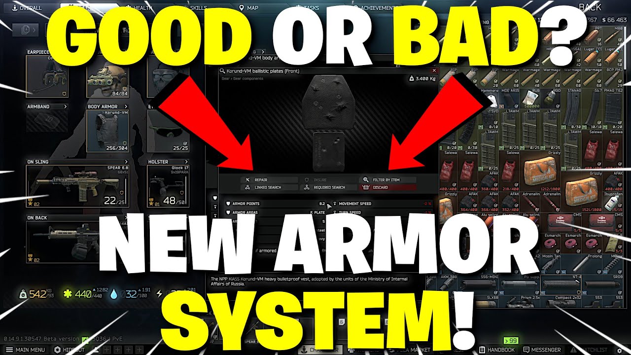 Escape From Tarkov PVE - My Thoughts On The Brand New Armor System For ...