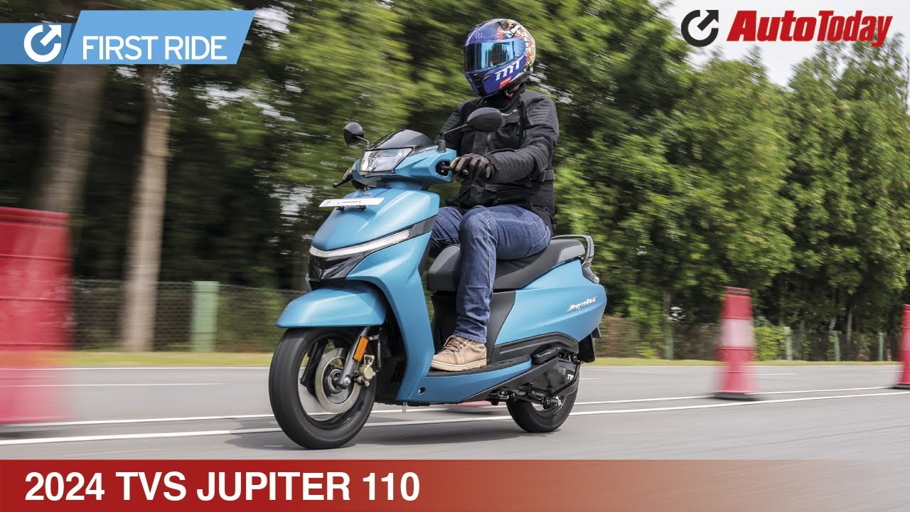 2024 TVS Jupiter 110 Review | First Ride - YouTube