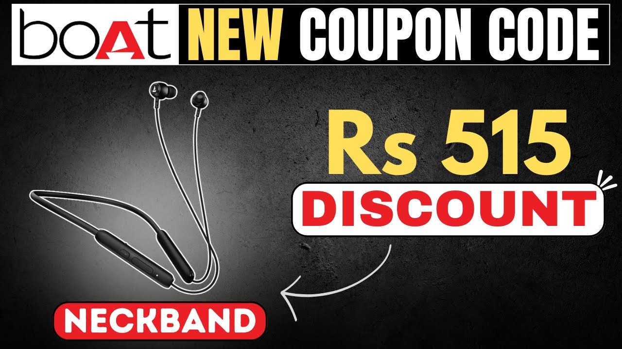 Boat Rockerz 103 V2 Pro | Boat Bluetooth Neckband | Boat Coupon Code ...