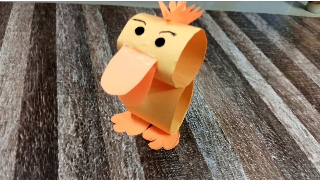 ||Kids craft||How to make paper chicken||DIY craft|| - YouTube