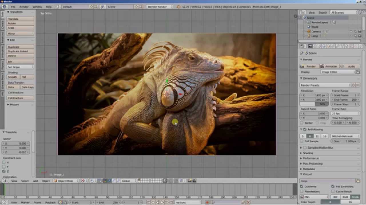 Blender: Easy image transitions - YouTube