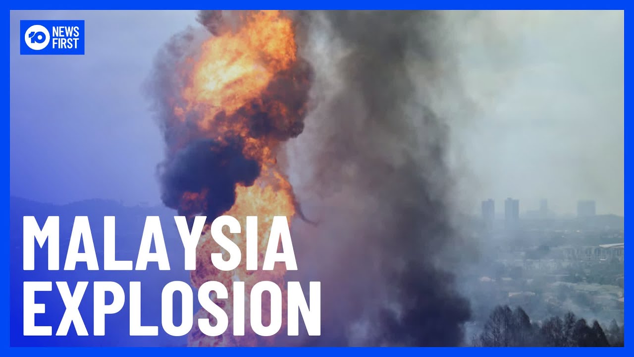 Gas Pipeline Explosion In Malaysia Injures Dozens | 10 News First - YouTube