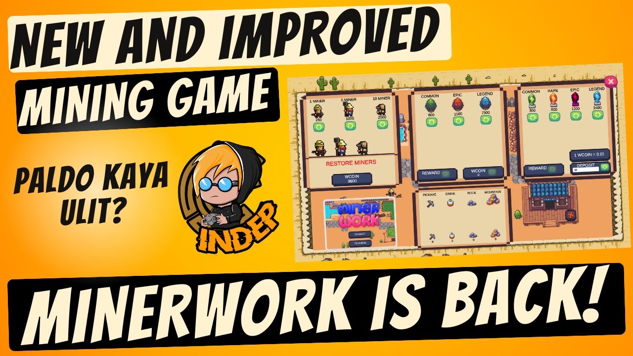 MINERWORK IS BACK - BETTER THAN BEFORE? - RESTORE YOUR OLD MINER NOW ...