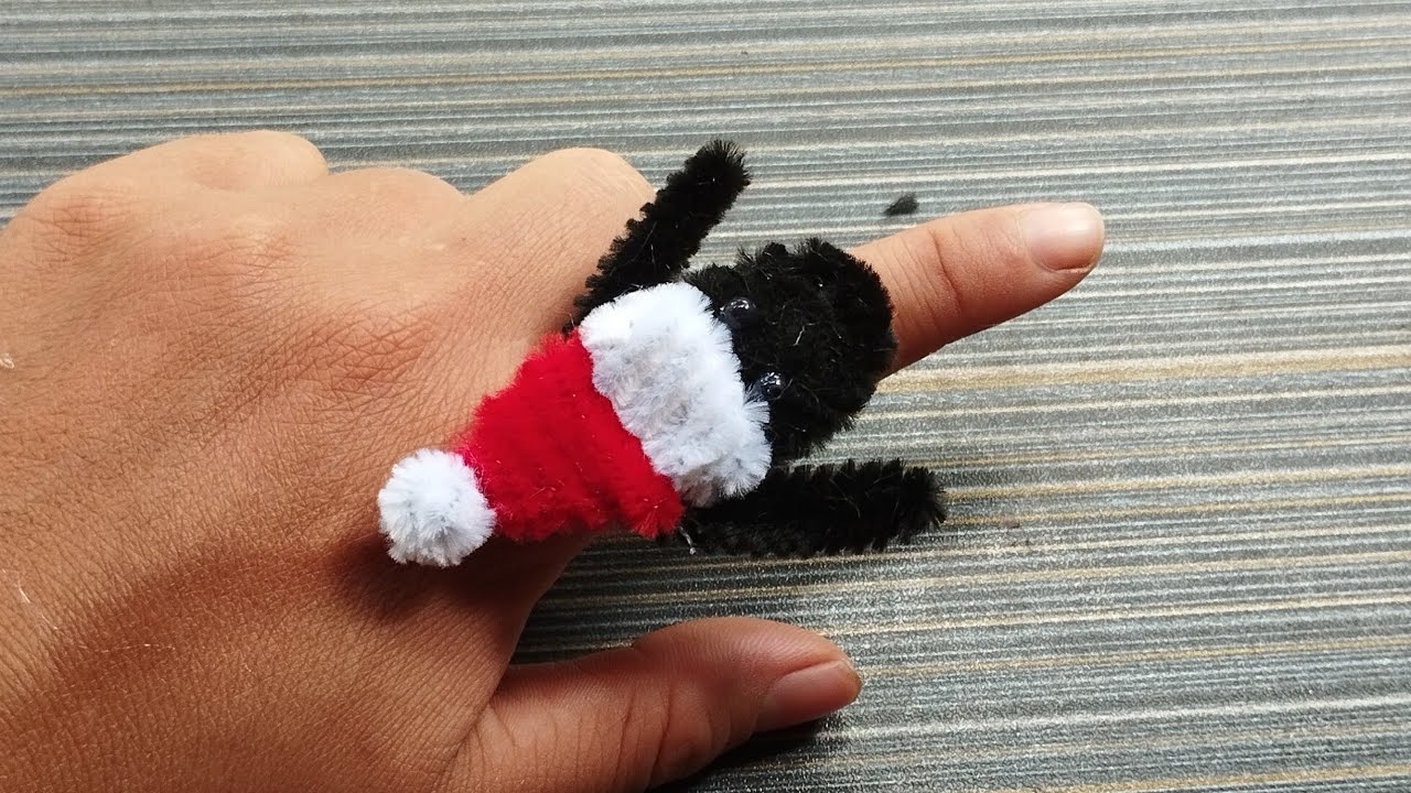 Easy and Cute PaPa Sheep Ring by Pipe Cleaners Easy #diycrafts # ...