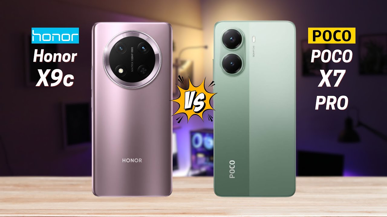 Honor X9c vs Poco X7 Pro | Full Comparison - YouTube