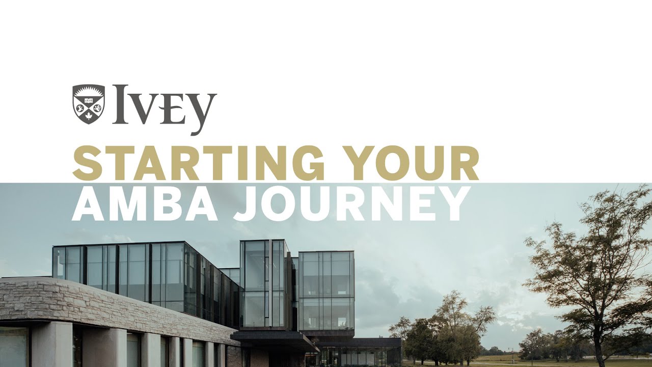 Starting an Application | The Ivey Accelerated MBA Program - YouTube