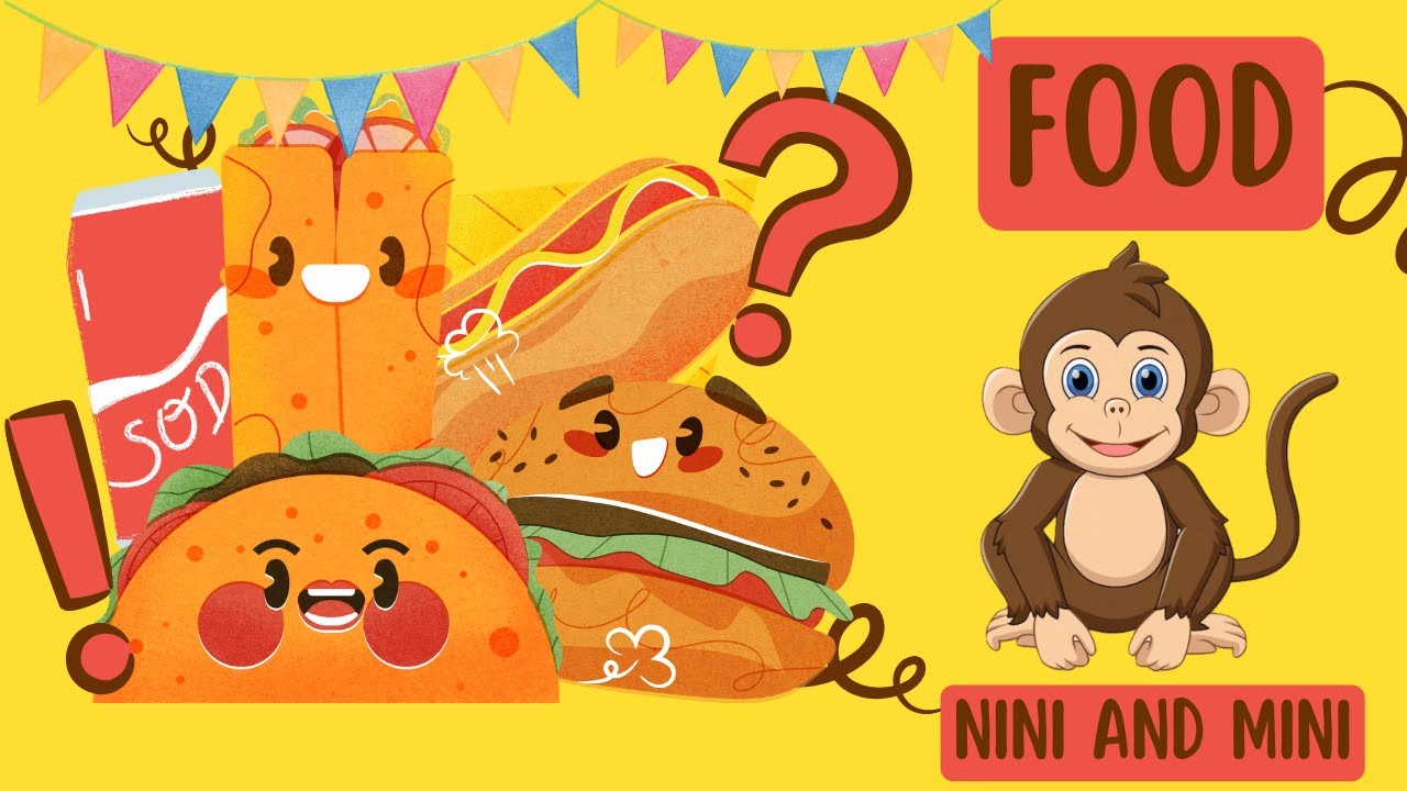 Learn Food Vocabulary | Talking Flashcards | Food | for kids | learn ...