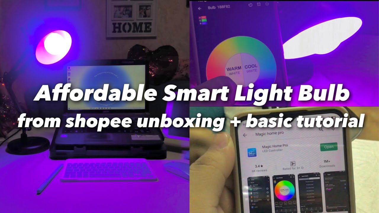 Affordable Smart Light Bulb from Shopee! + basic tutorial | Philippines ...