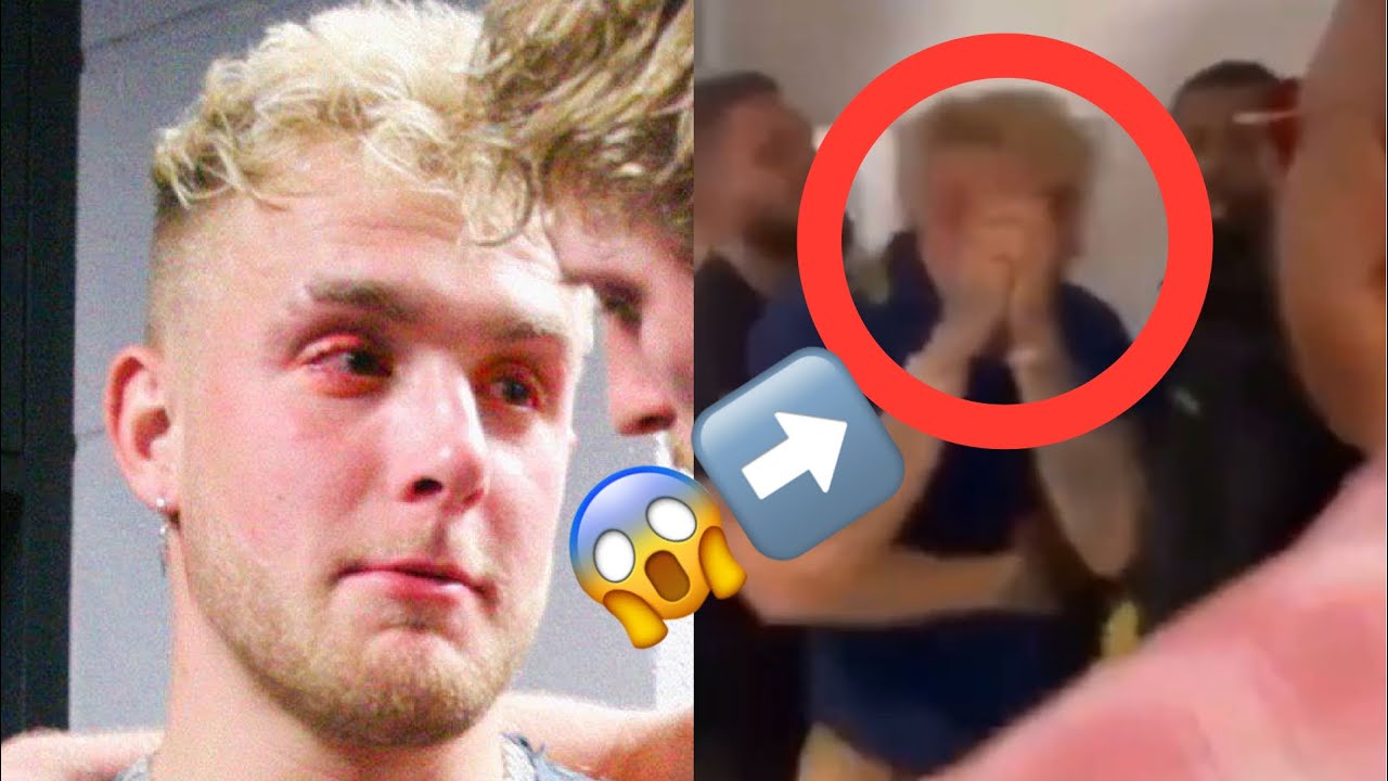 Jake Paul CRYING After Getting Beat Up By Floyd Mayweather! *BACKSTAGE ...