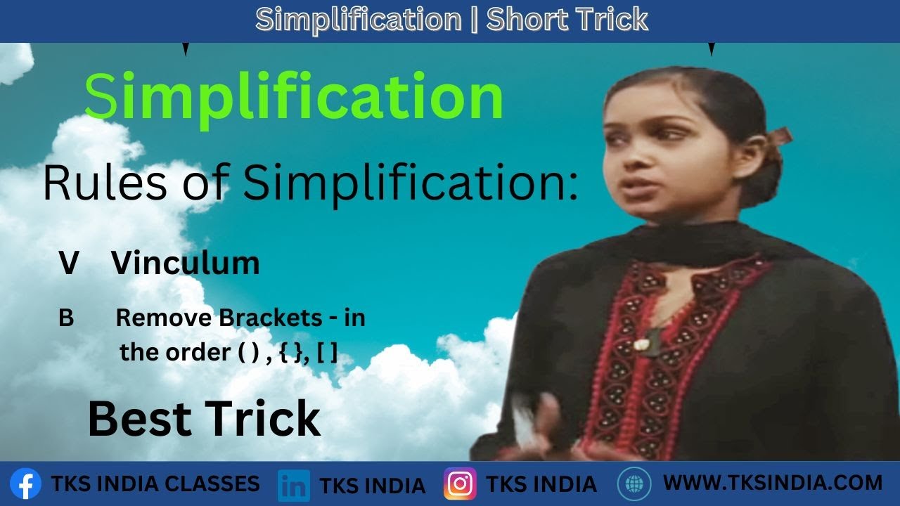 simplification in hindi | सरलीकरण | simplification concepts | simplification trick - YouTube