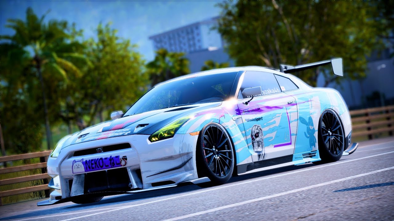 Need For Speed HEAT NISSAN GT-R R35 V8engine swap - YouTube