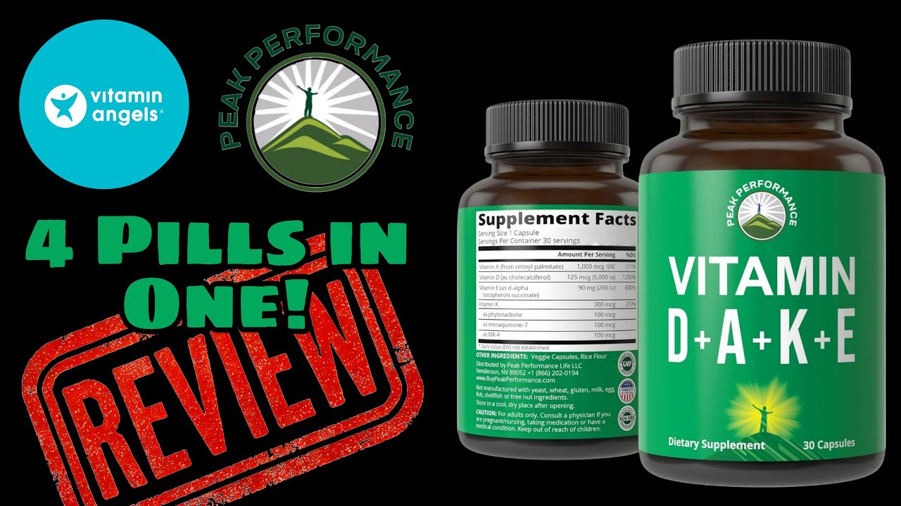 Peak Performance DAKE Vitamin Review: Great for Mood, Immune, Bone ...