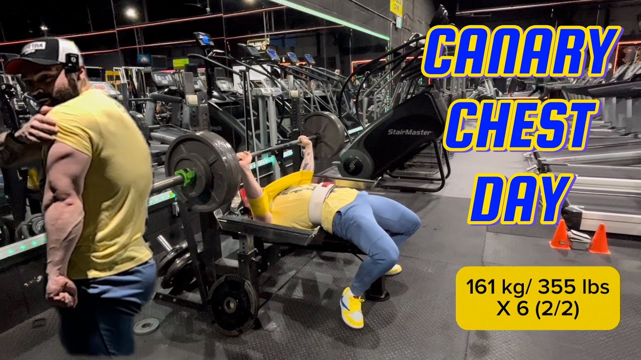 Ep. 80 - BIG CHEST & TRIS (161 kg/ 355 lbs x 6) ss (2) - YouTube