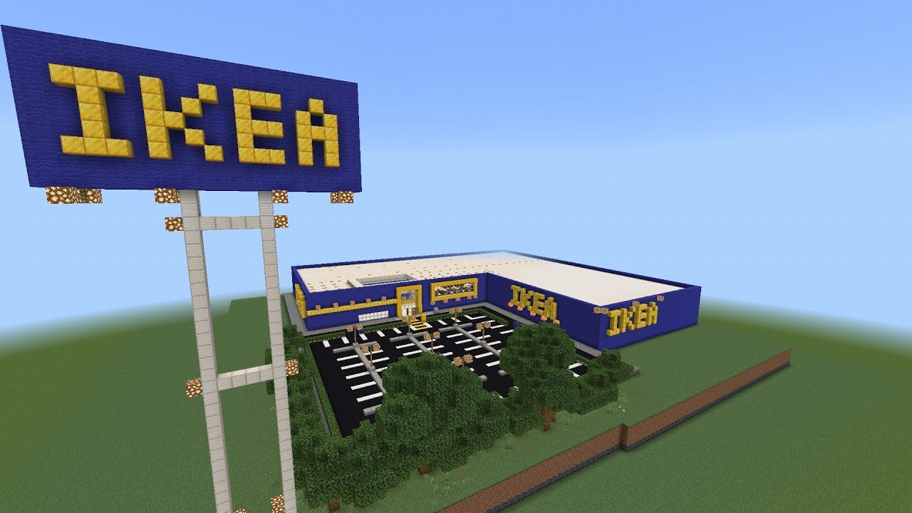 built an IKEA store in Minecraft - YouTube