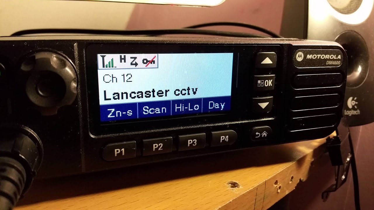 Motorola dm4600 rx of dmr and anolouge - YouTube