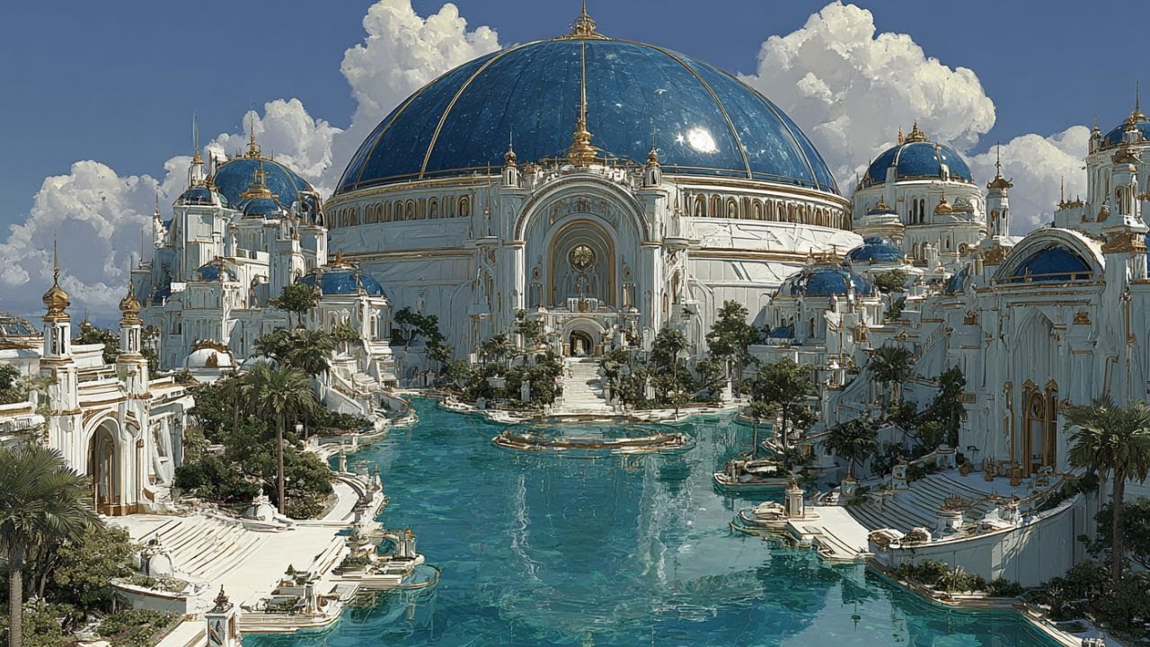 Inside the most opulent blue and Gold Fantasy Palace Ever Imagined ...