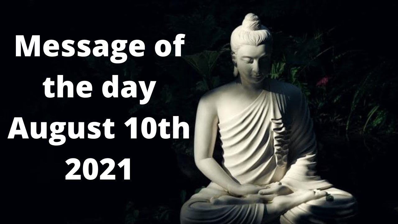 Message of the day 10th of August 2021 Astral Luck - YouTube