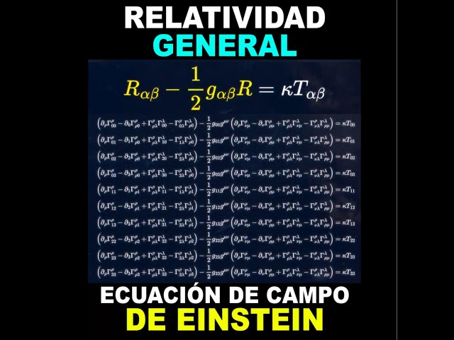 Ecuaciones De La Relatividad General