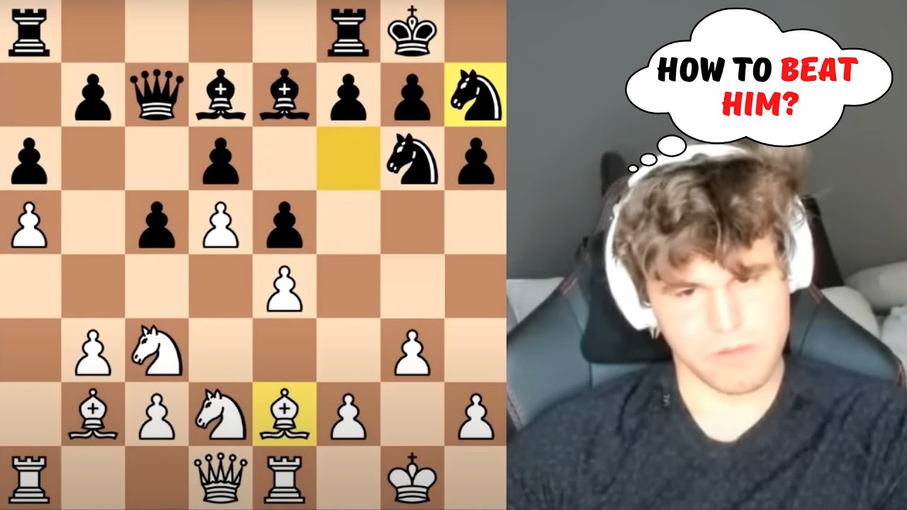 Magnus Carlsen is playing against a strong GM 3000 rating - YouTube